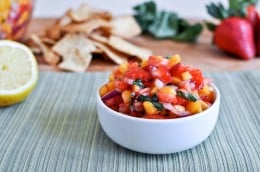 Strawberry Mango Basil Salsa