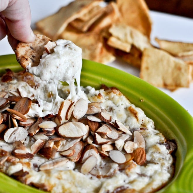 Toasted Almond Parmesan Dip
