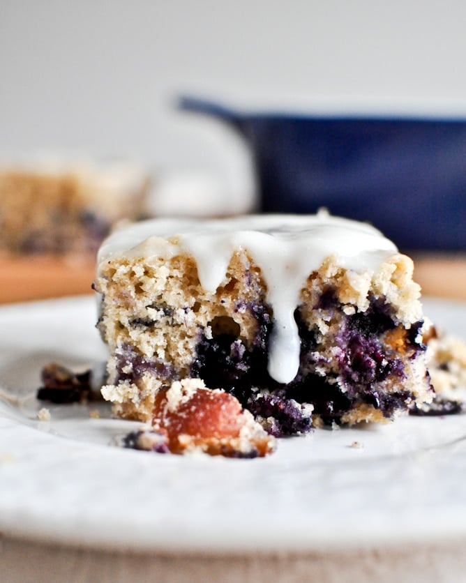 Blueberry Bacon Breakfast Cake