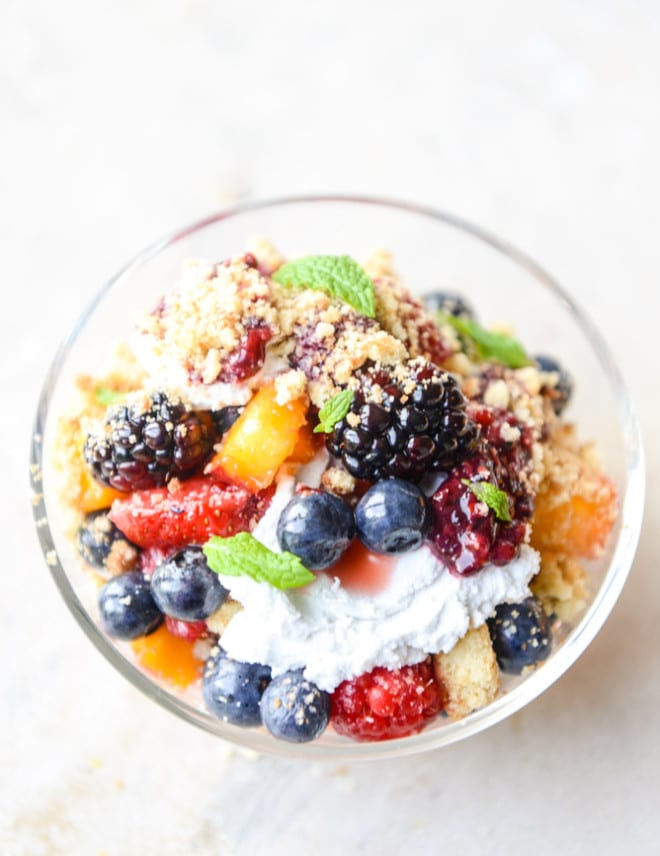 Brown Butter Shortbread Parfaits with Coconut Cream. - How Sweet Eats