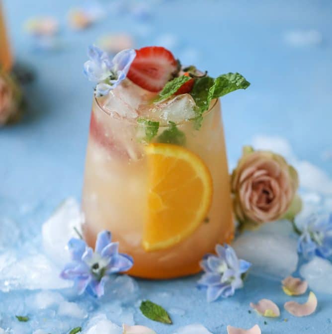 Mimosa Punch Recipe - Minted Mimosa Punch Recipe