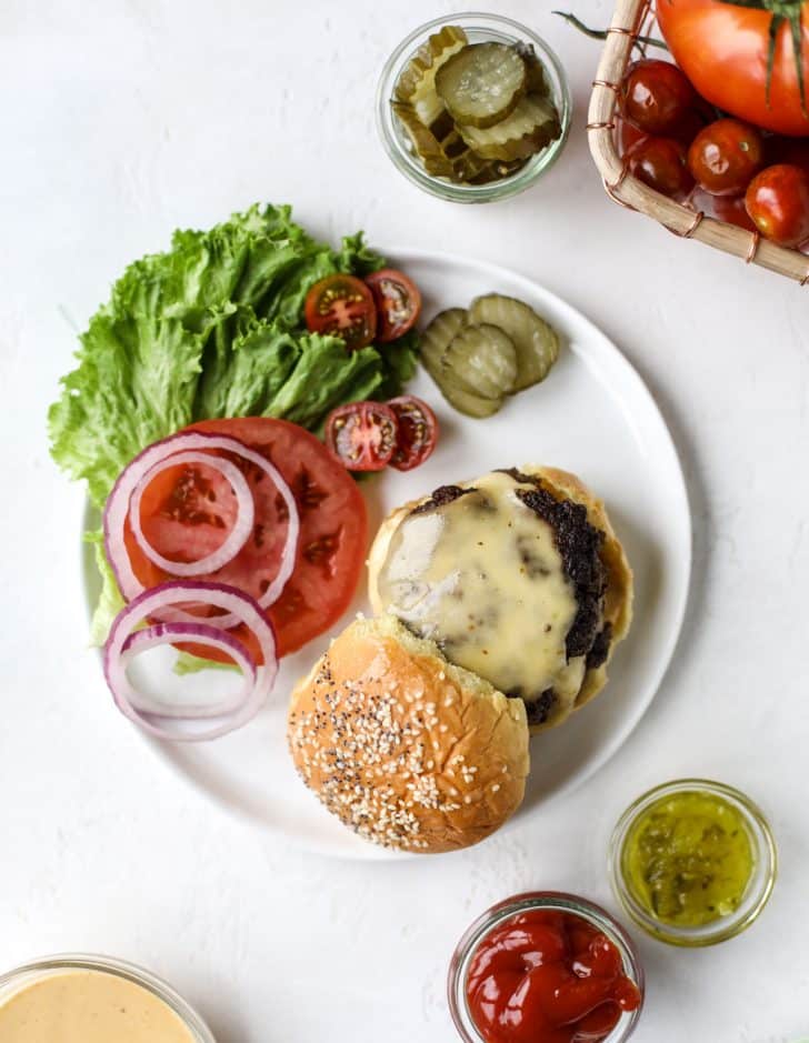 Smash Burgers - Smoked Gouda Smash Burgers with Special Sauce