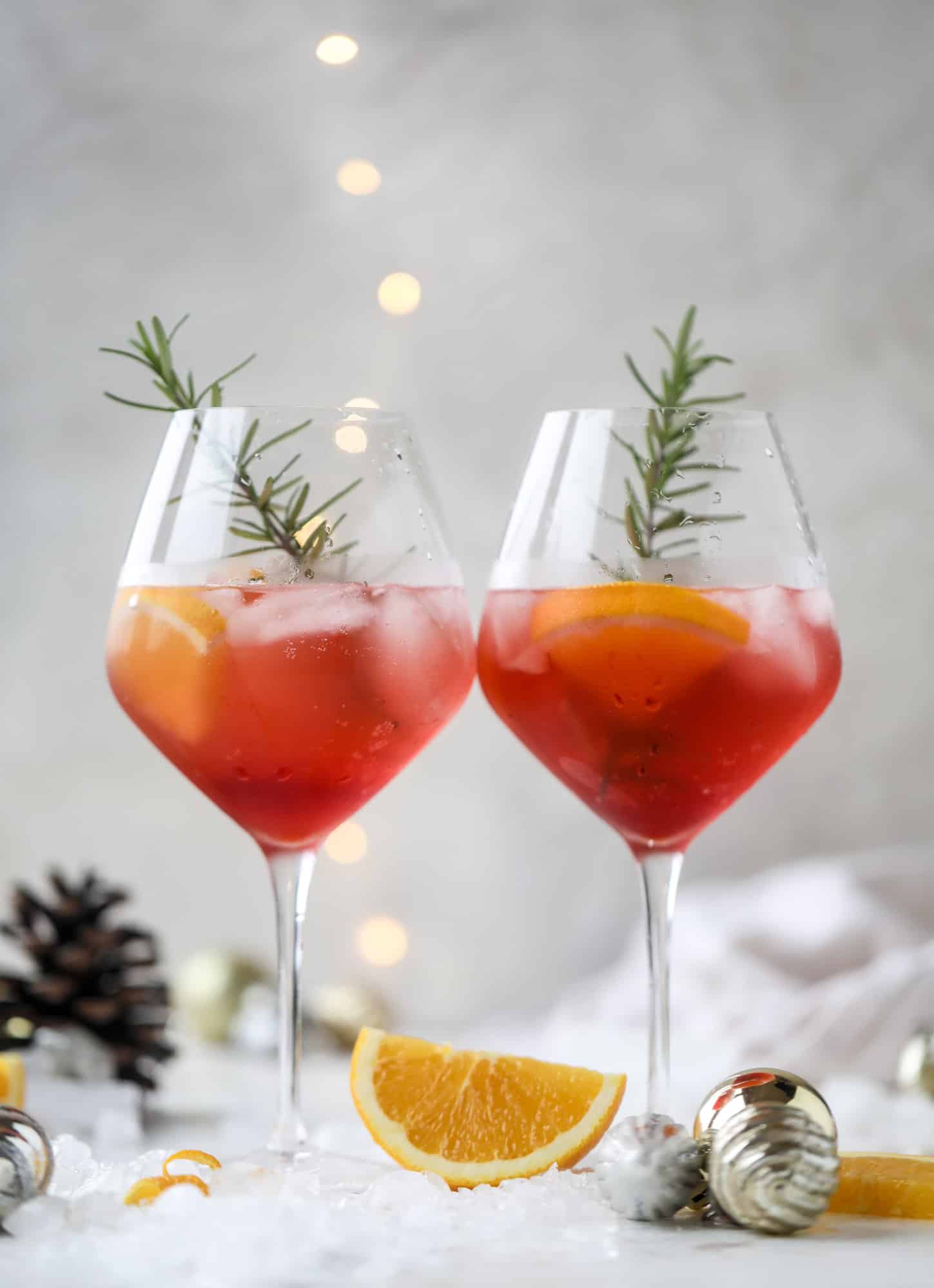 Winter Aperol Spritz Cocktail A Winter Aperol Spritz