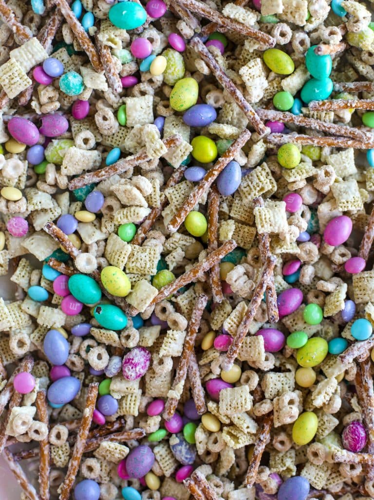 Easter Snack Mix - Easter Bunny Trail Mix Recipe - Easter Crack