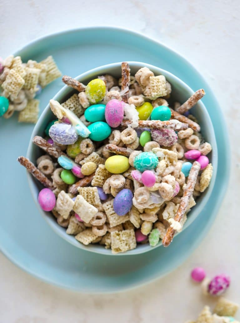 Easter Snack Mix - Easter Bunny Trail Mix Recipe - Easter Crack