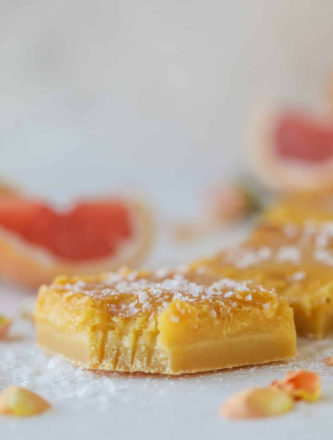 Citrus Bars Recipe - Salted Citrus Bars - Grapefruit Bars