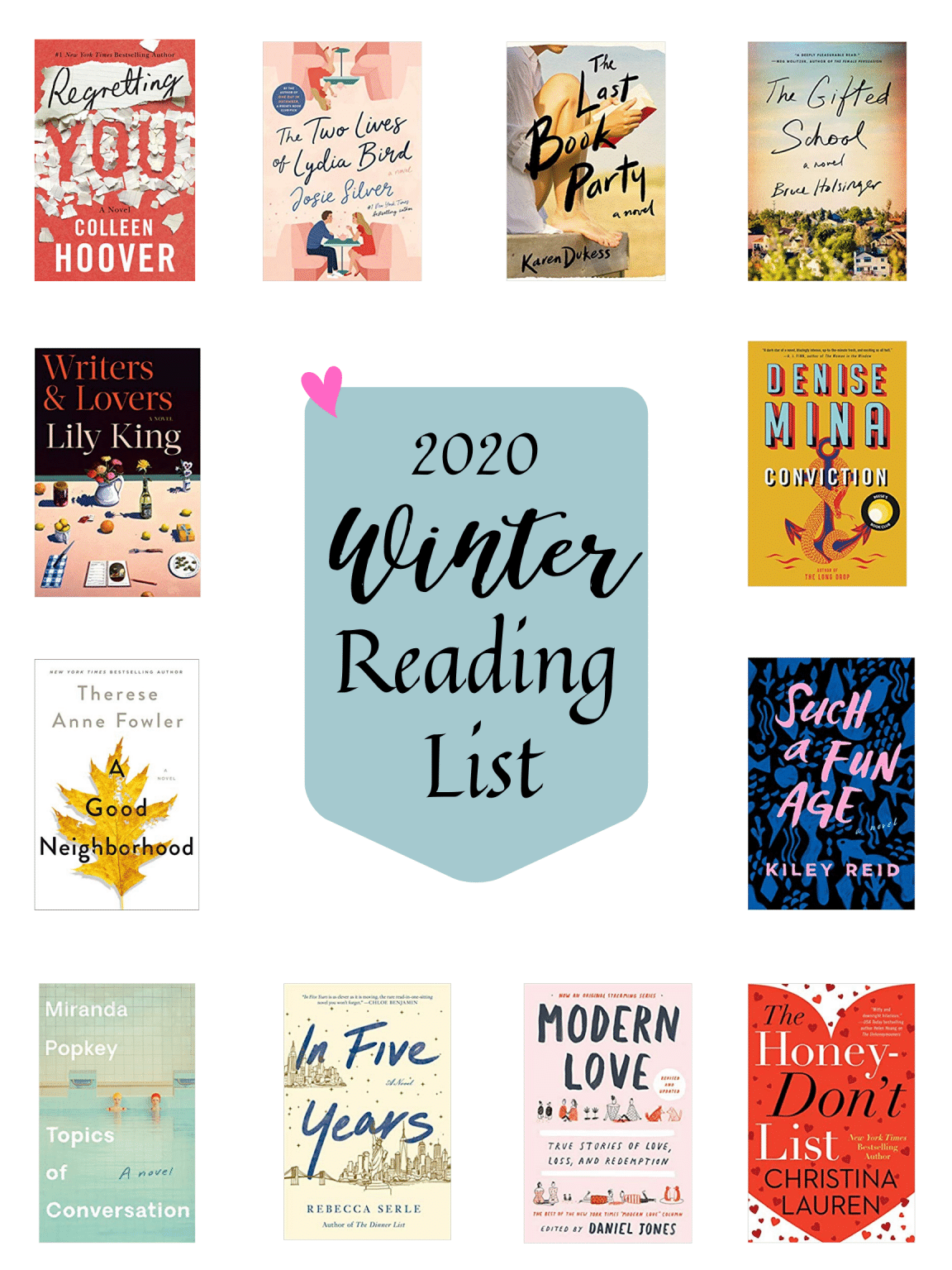 Winter 2020 Reading List - What to Read in Winter 2020