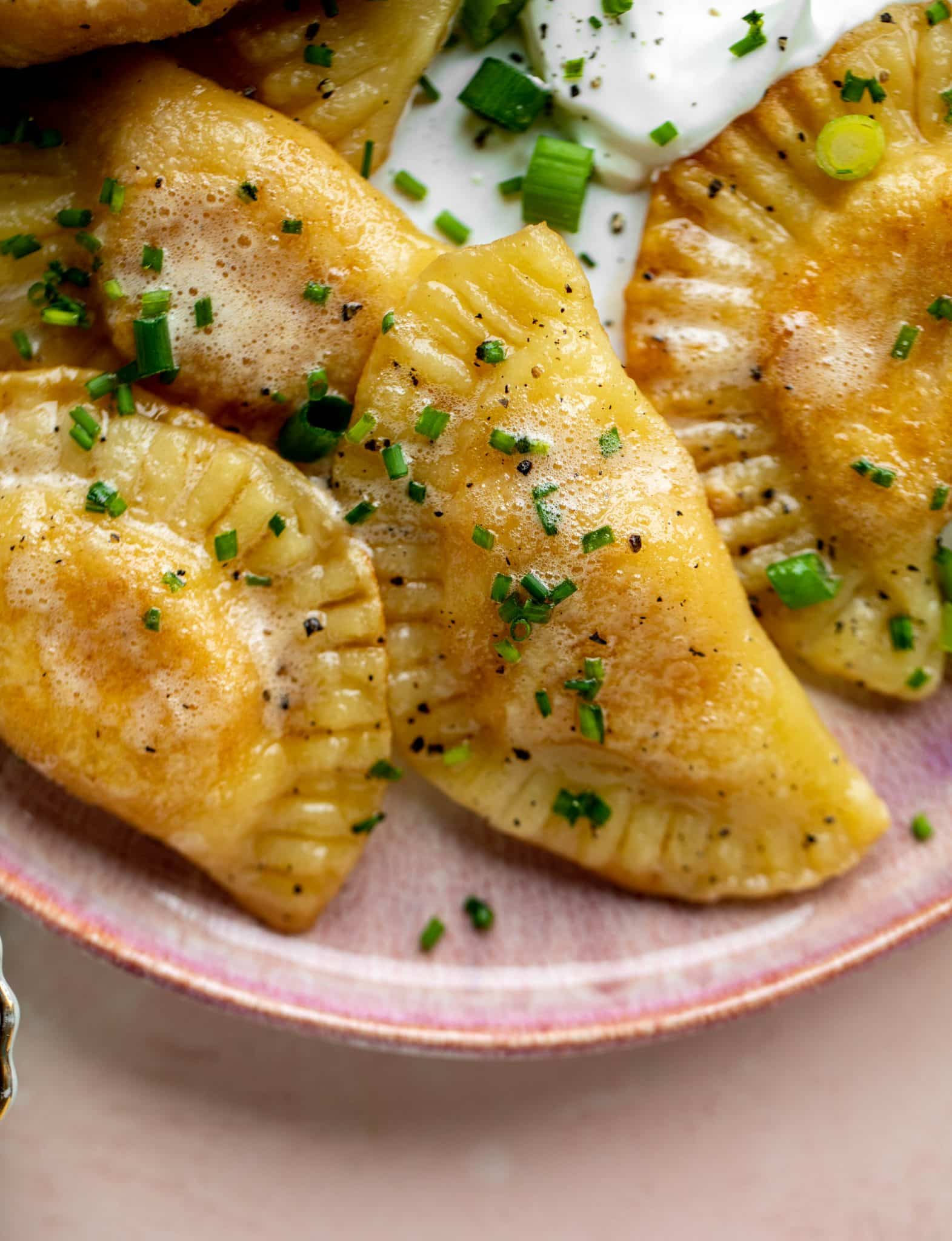 Sweet Potato Pierogi - Sweet Potato and Fontina Pierogi