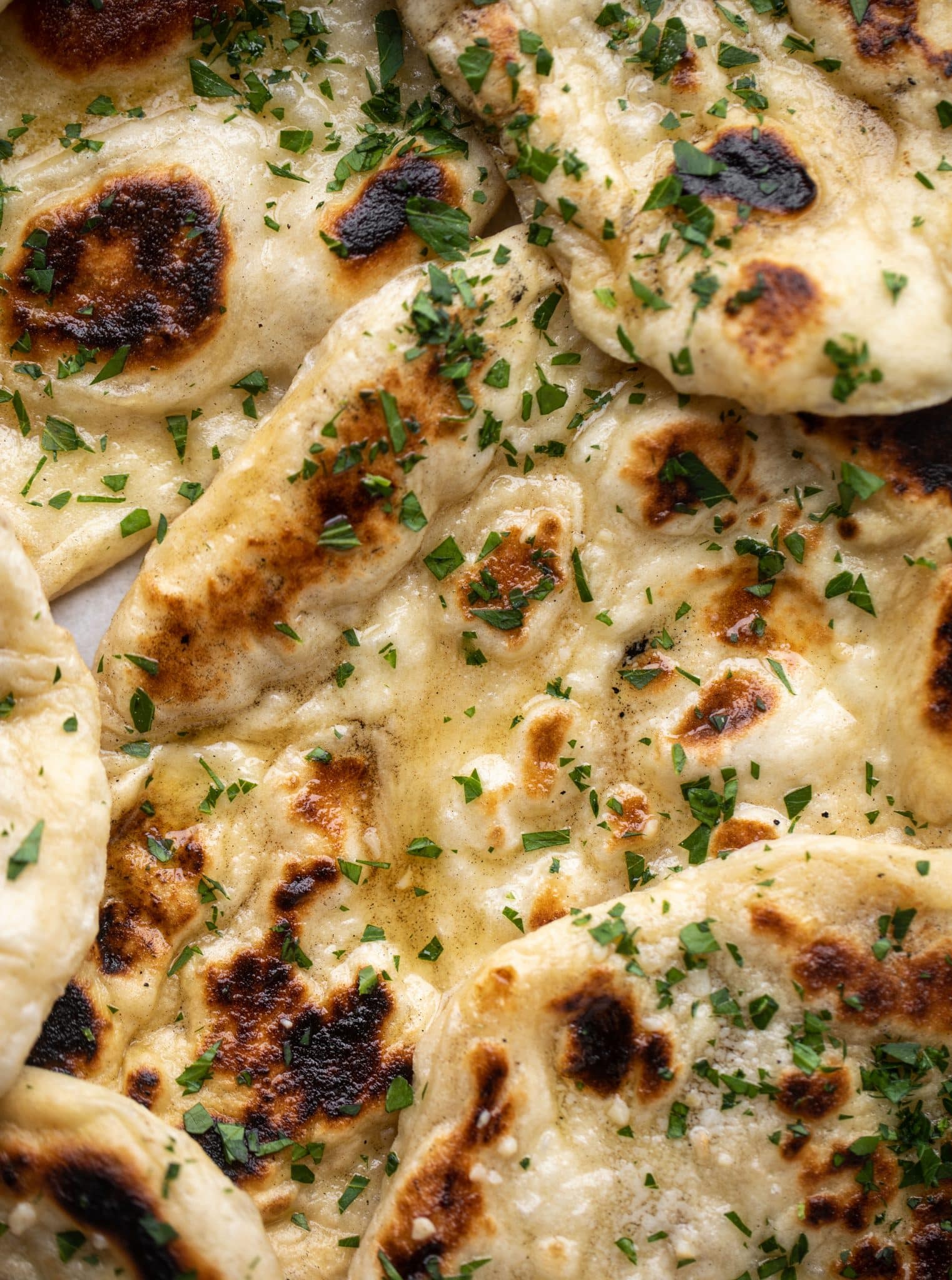 Naan Bread Recipe - Garlic Butter Naan Bread Recipe