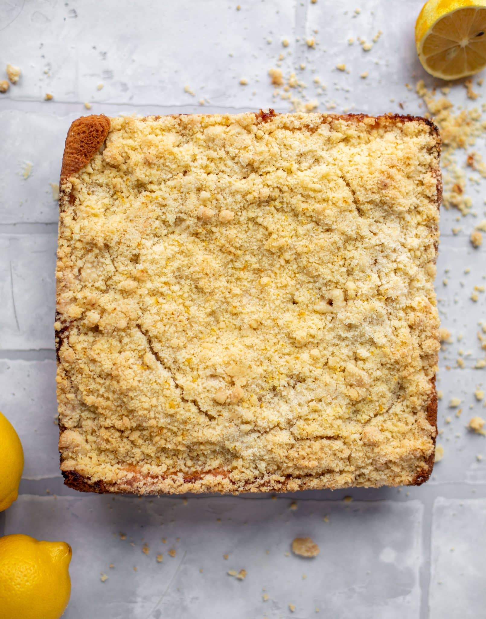 Lemon Crumb Cake Recipe - How to Make Lemon Crumb Cake