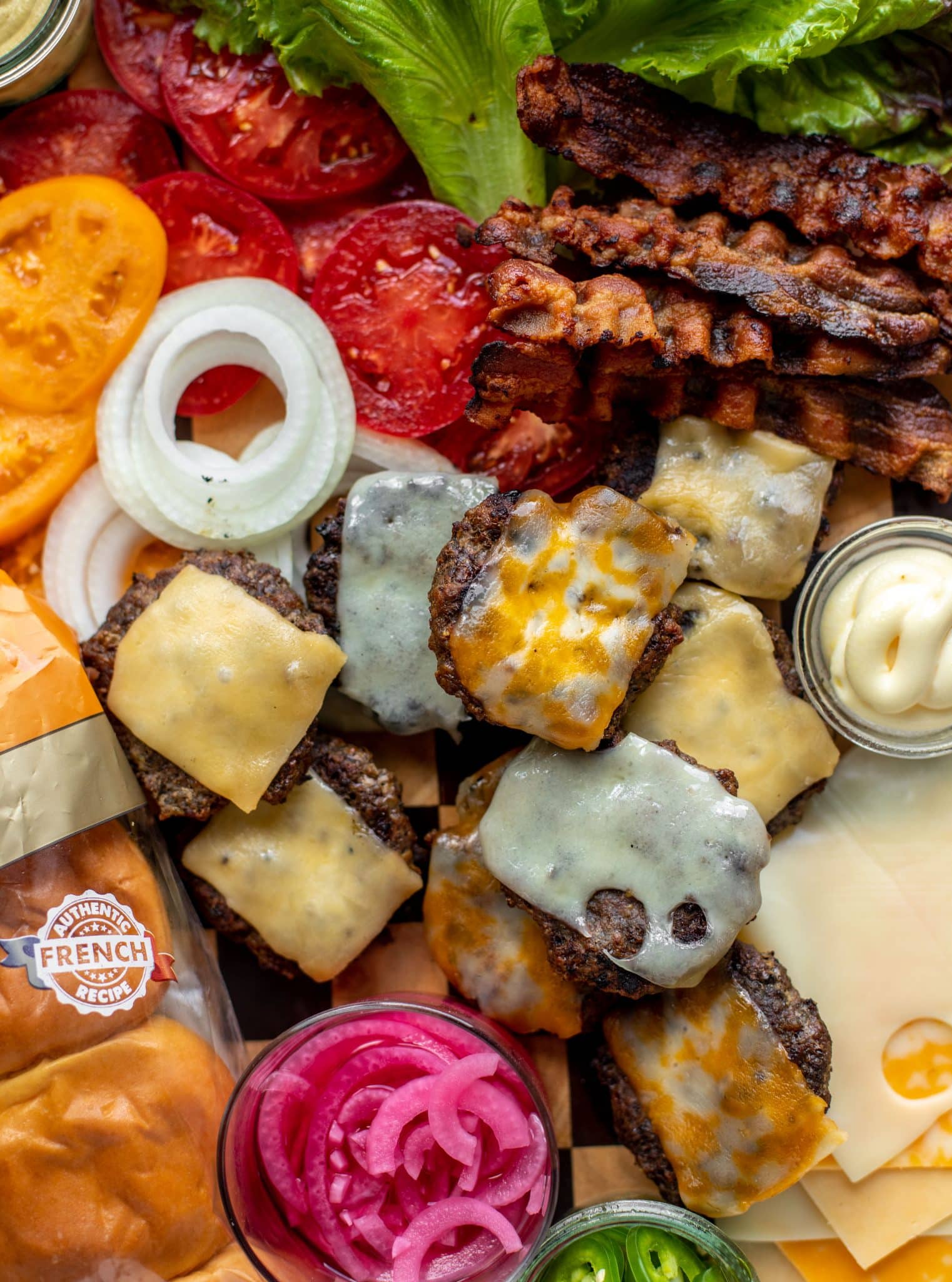 Slider Bar - How To Build a Burger Board with Toppings