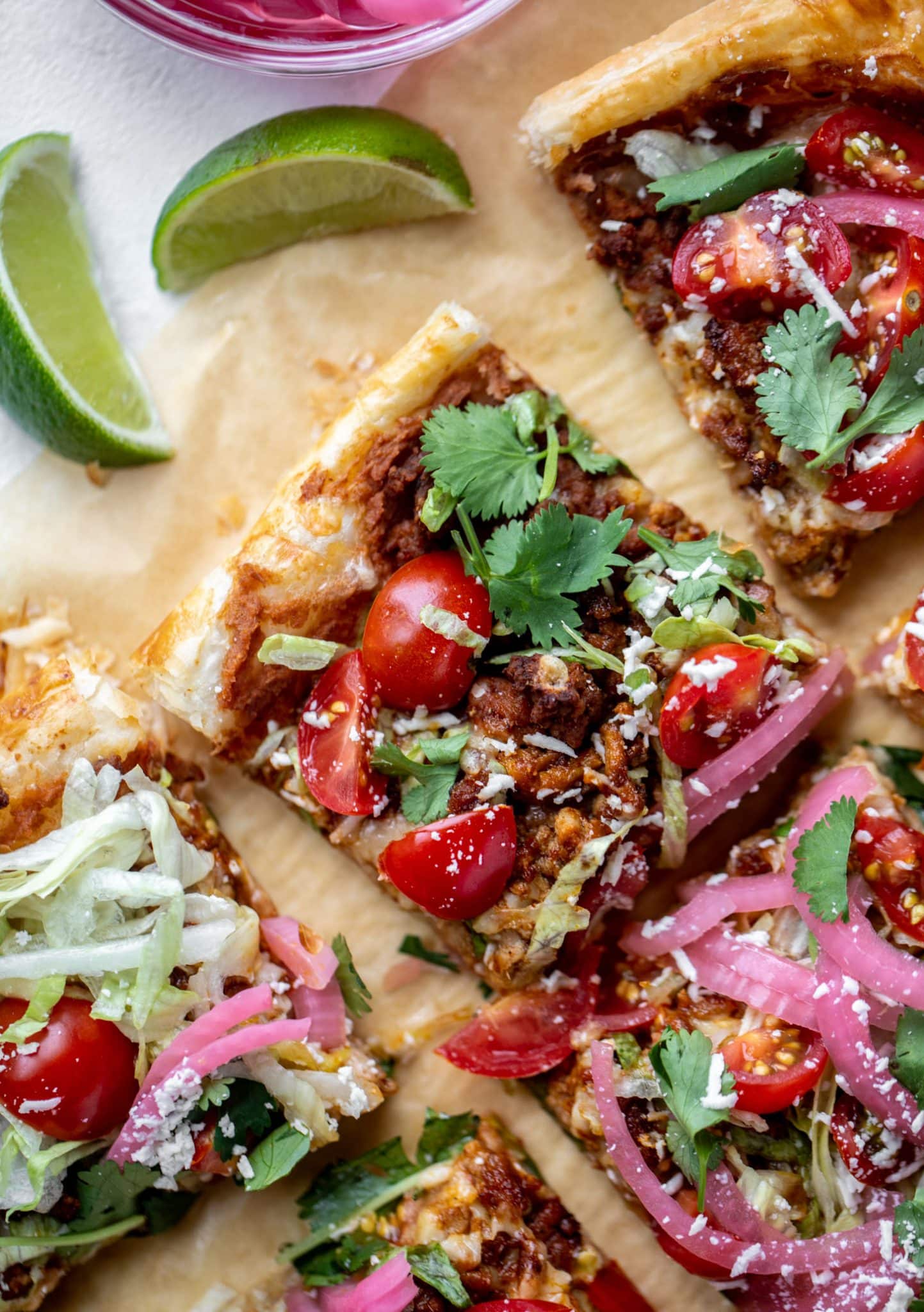 Taco Puff Pastry Pizza - Taco Puff Pastry Pizza Recipe