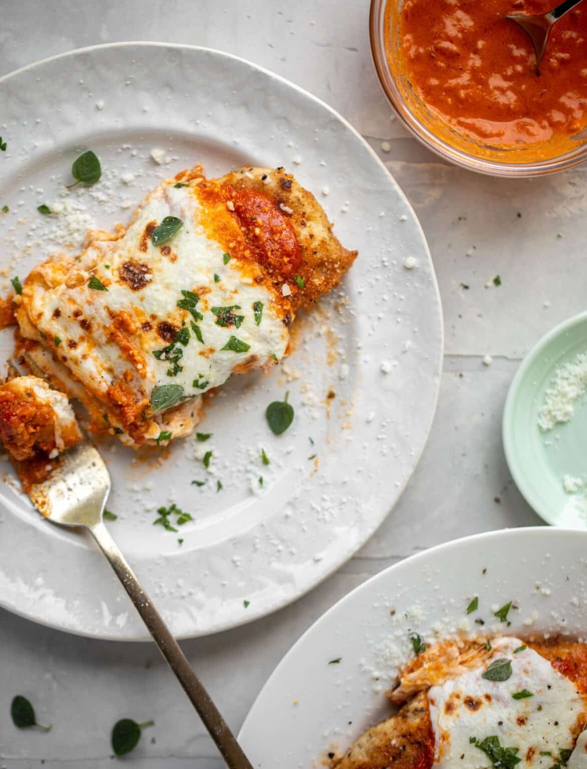 Vodka Sauce Chicken Parmesan - Chicken Parm with Vodka Sauce