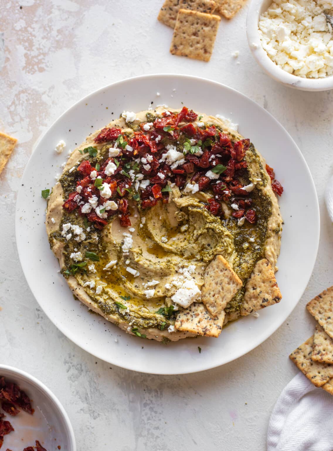 Fancy Hummus - Holiday Hummus I How Sweet Eats