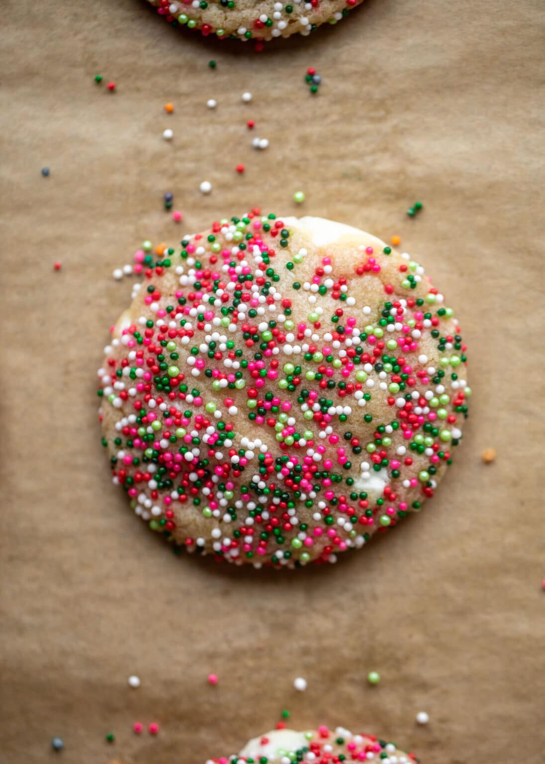 Sprinkle Cookies - Sprinkle Christmas Cookies