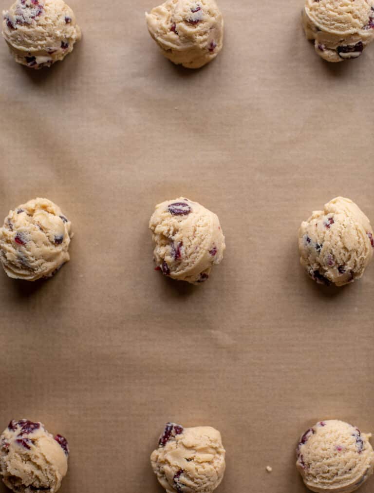 Cranberry Drop Cookies with Cream Cheese Frosting