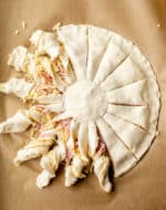 Ham and Swiss Puff Pastry Twists - Ham and Swiss Holiday Pastry