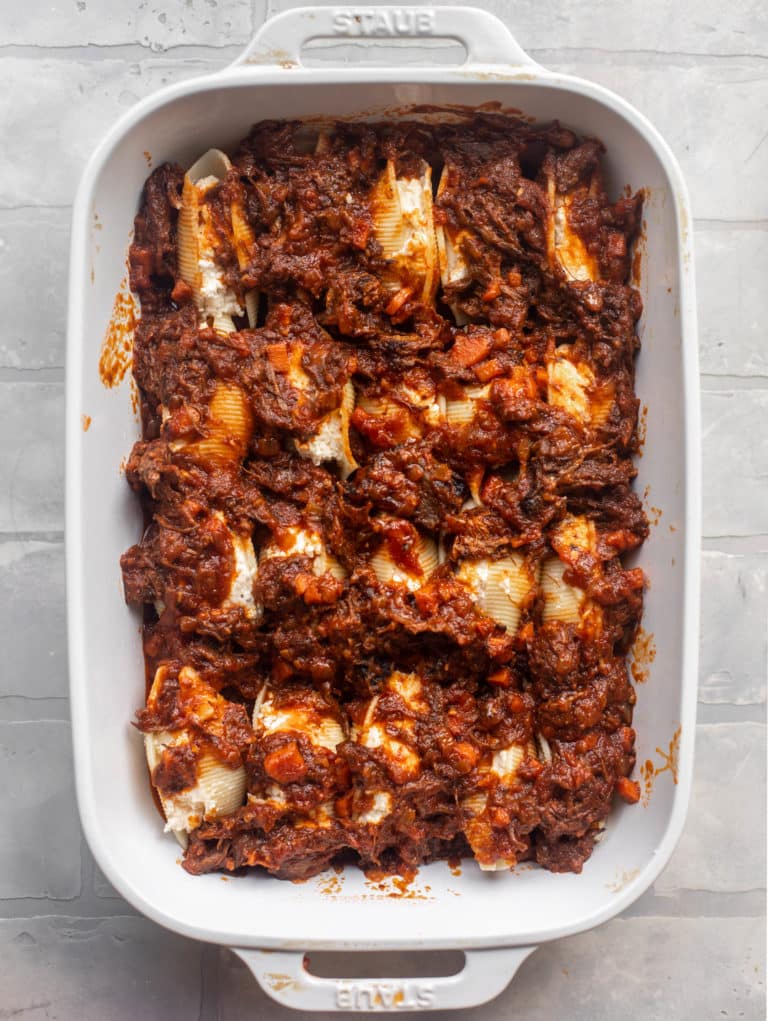 Short Rib Stuffed Shells