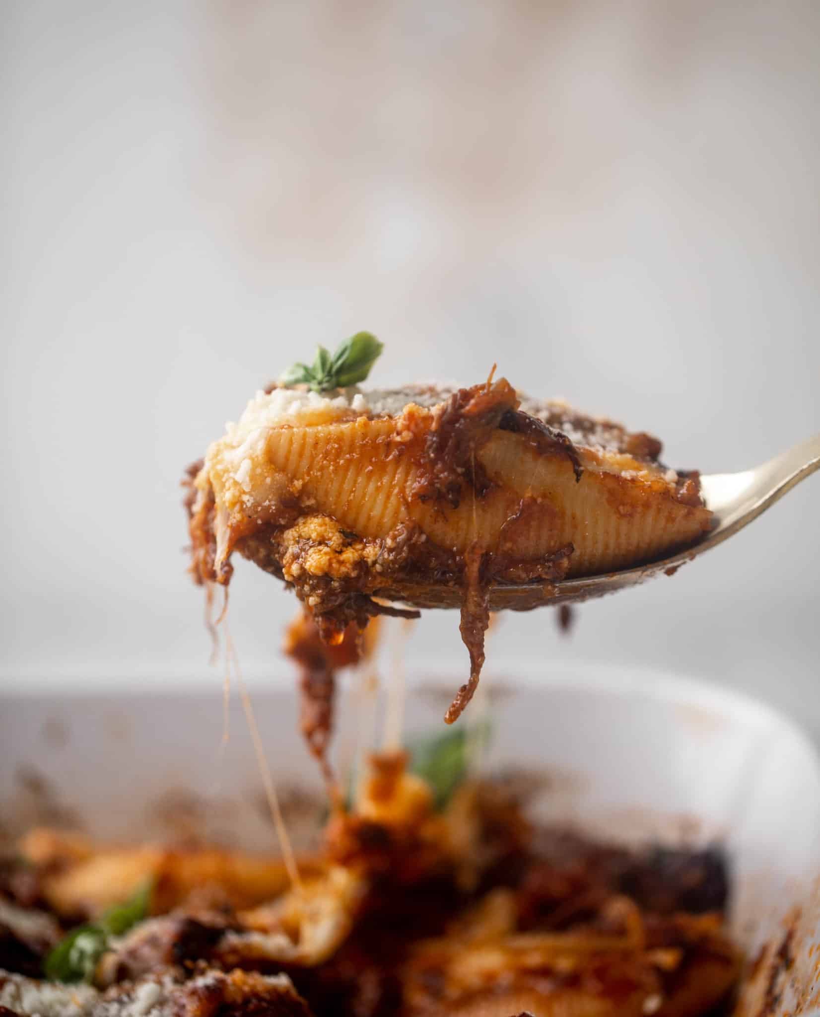 Short Rib Stuffed Shells