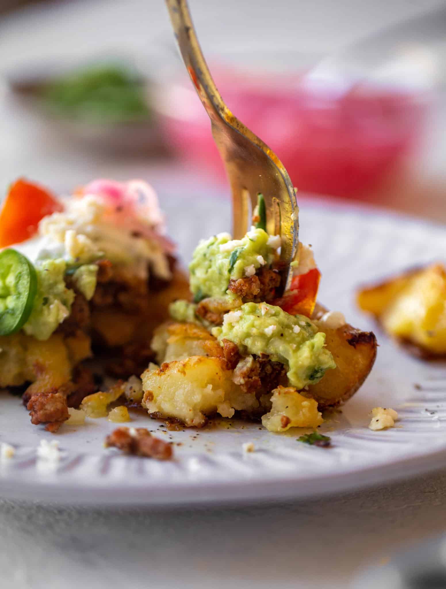 Taco Smashed Potatoes - Taco Smashed Potato