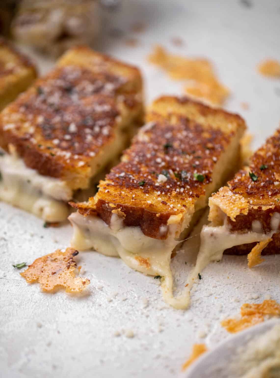 Garlic Bread Grilled Cheese Recipe