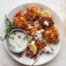 Salmon Fritters with Dill Sauce - Salmon Fritters Recipe