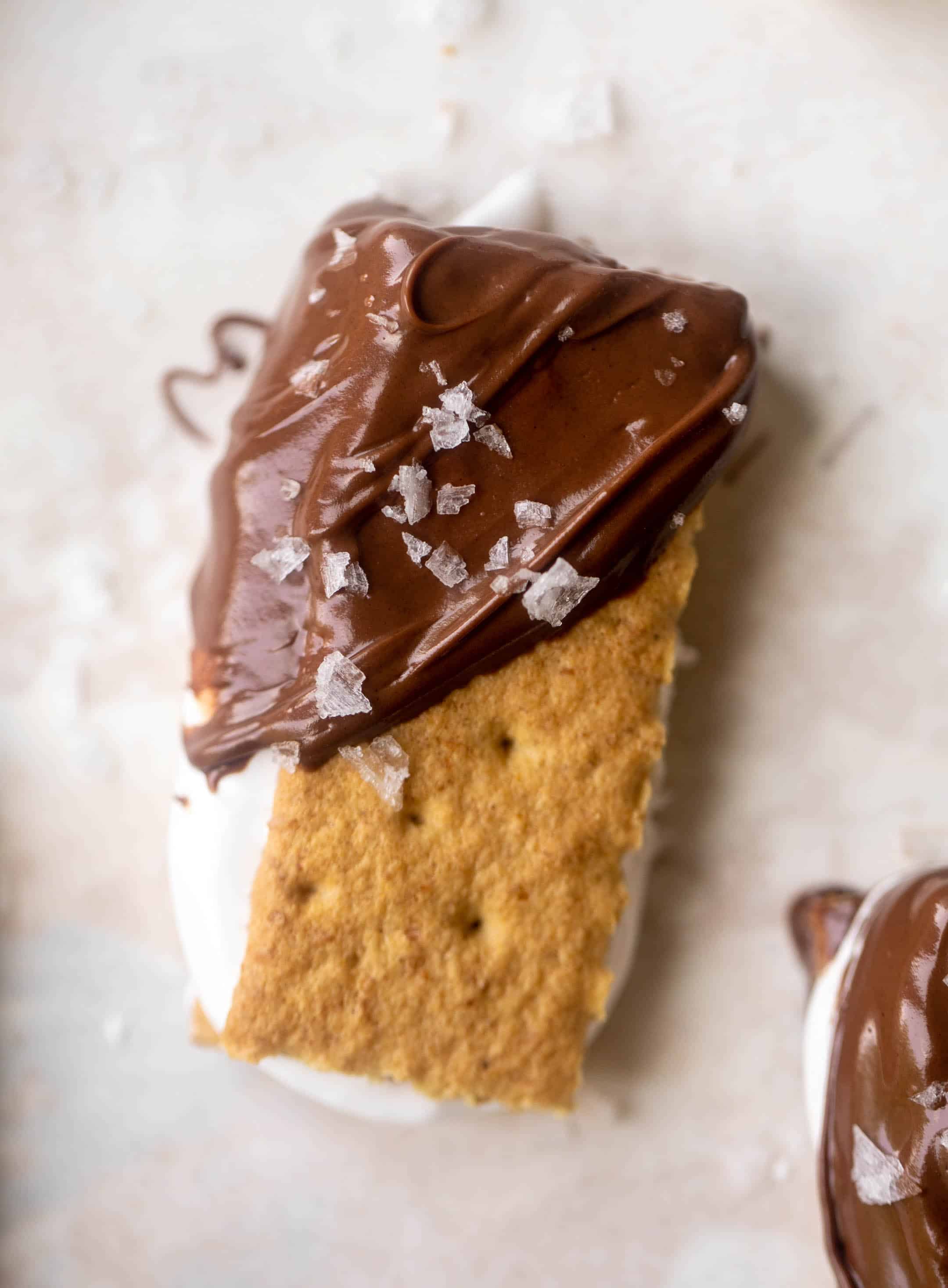 S'mores Bites - Salted S'mores Bites with Marshmallow Cream