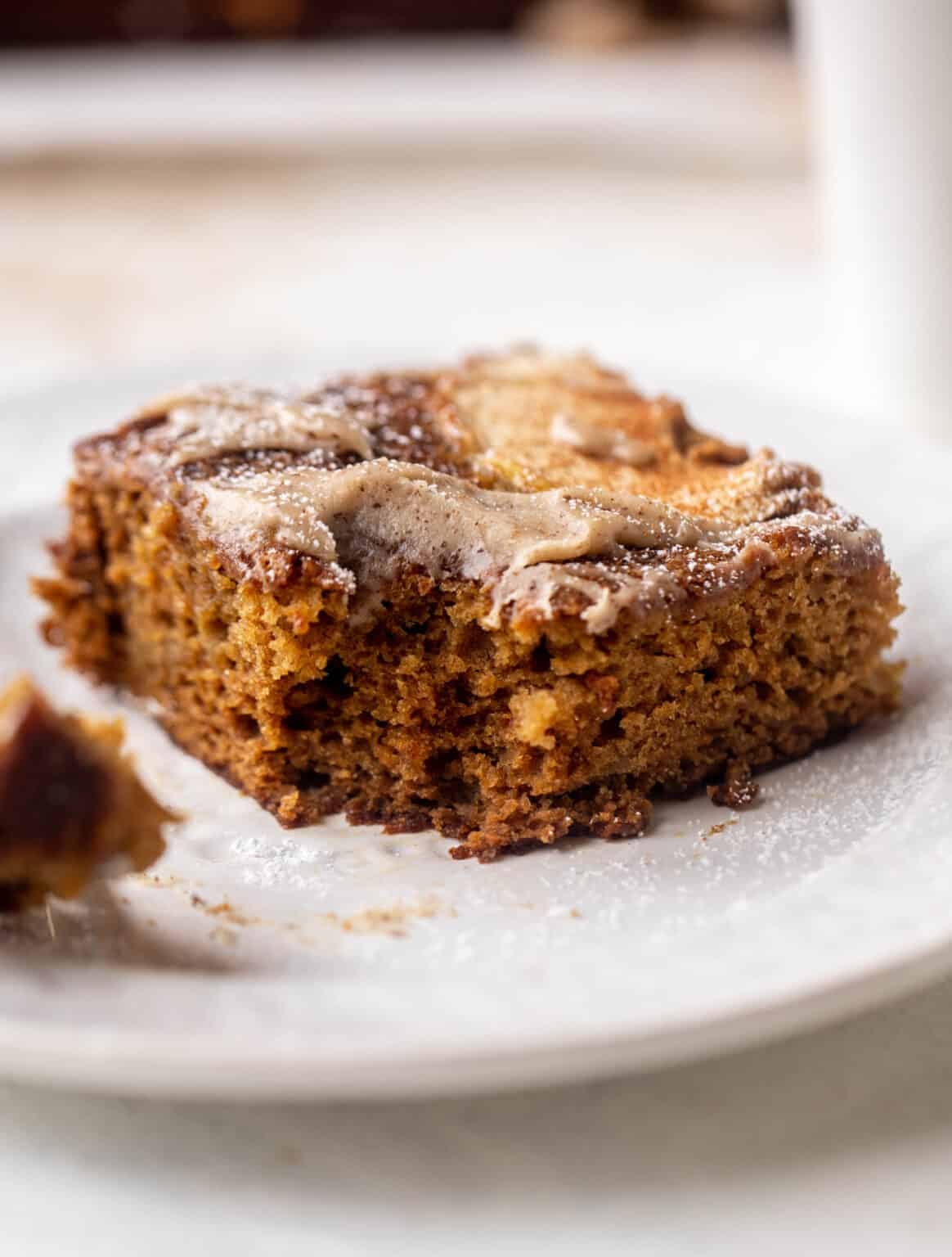 Apple Butter Snack Cake with Brown Butter Icing
