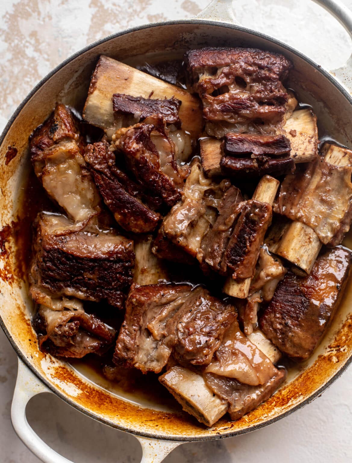 Short Ribs with Risotto - Braised Short Ribs with Scallion Risotto