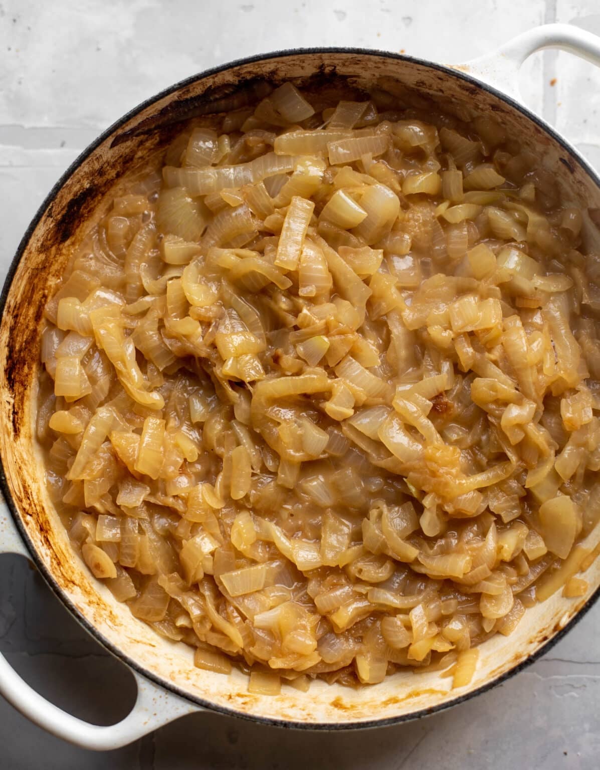 French Onion Croissant Bake - Overnight Breakfast Bake