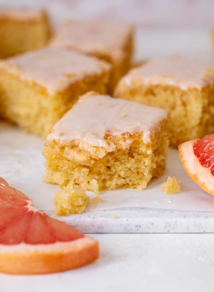 Grapefruit Snack Cake