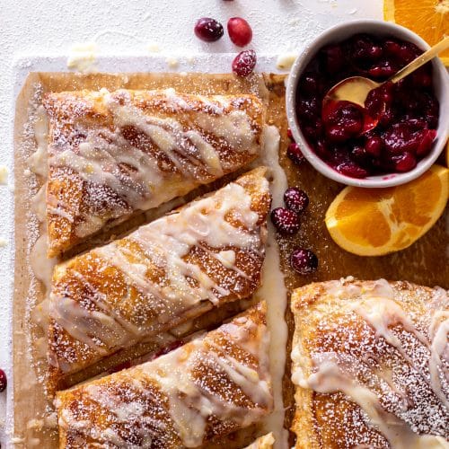 Cranberry Orange Cheese Danish