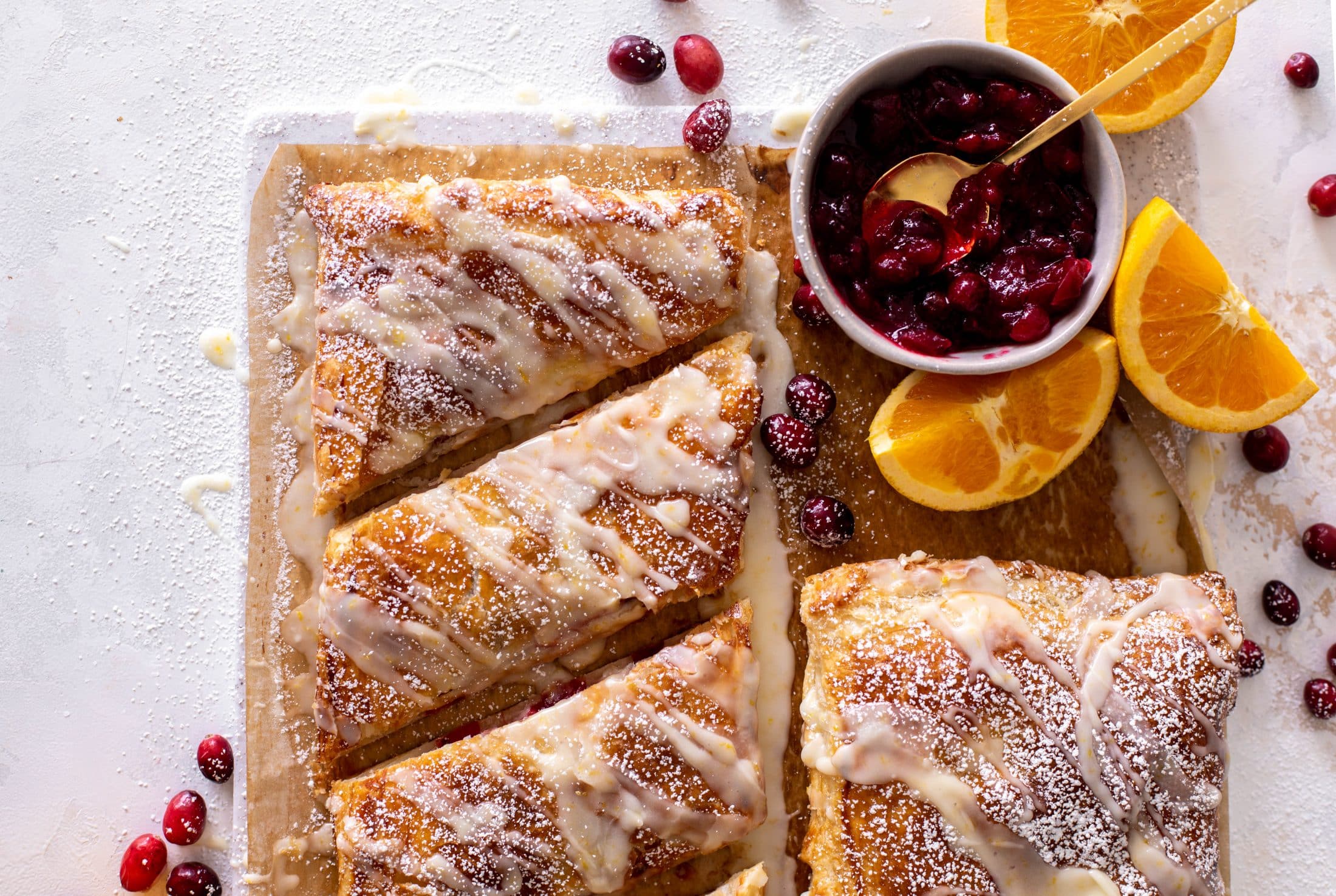 Cranberry Orange Cheese Danish
