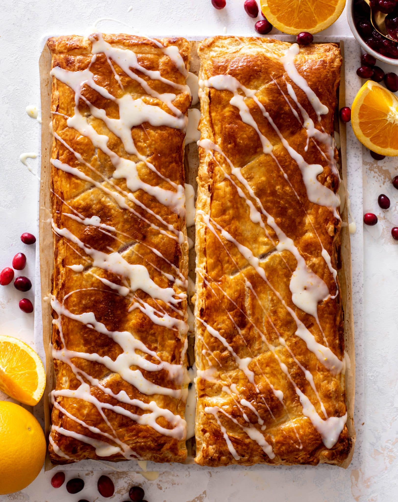 Cranberry Orange Cheese Danish