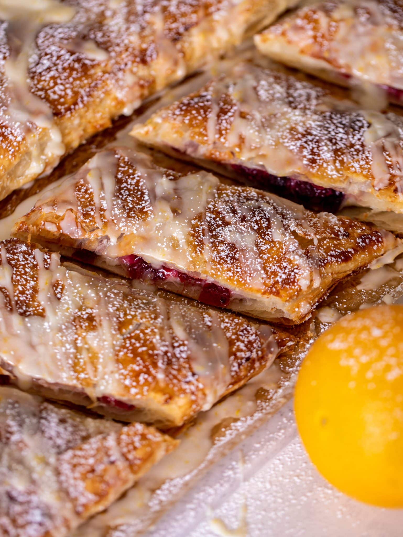Cranberry Orange Cheese Danish