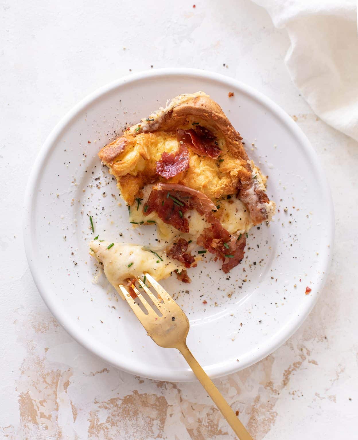 Ham and Cheese Dutch Baby with Prosciutto and Havarti