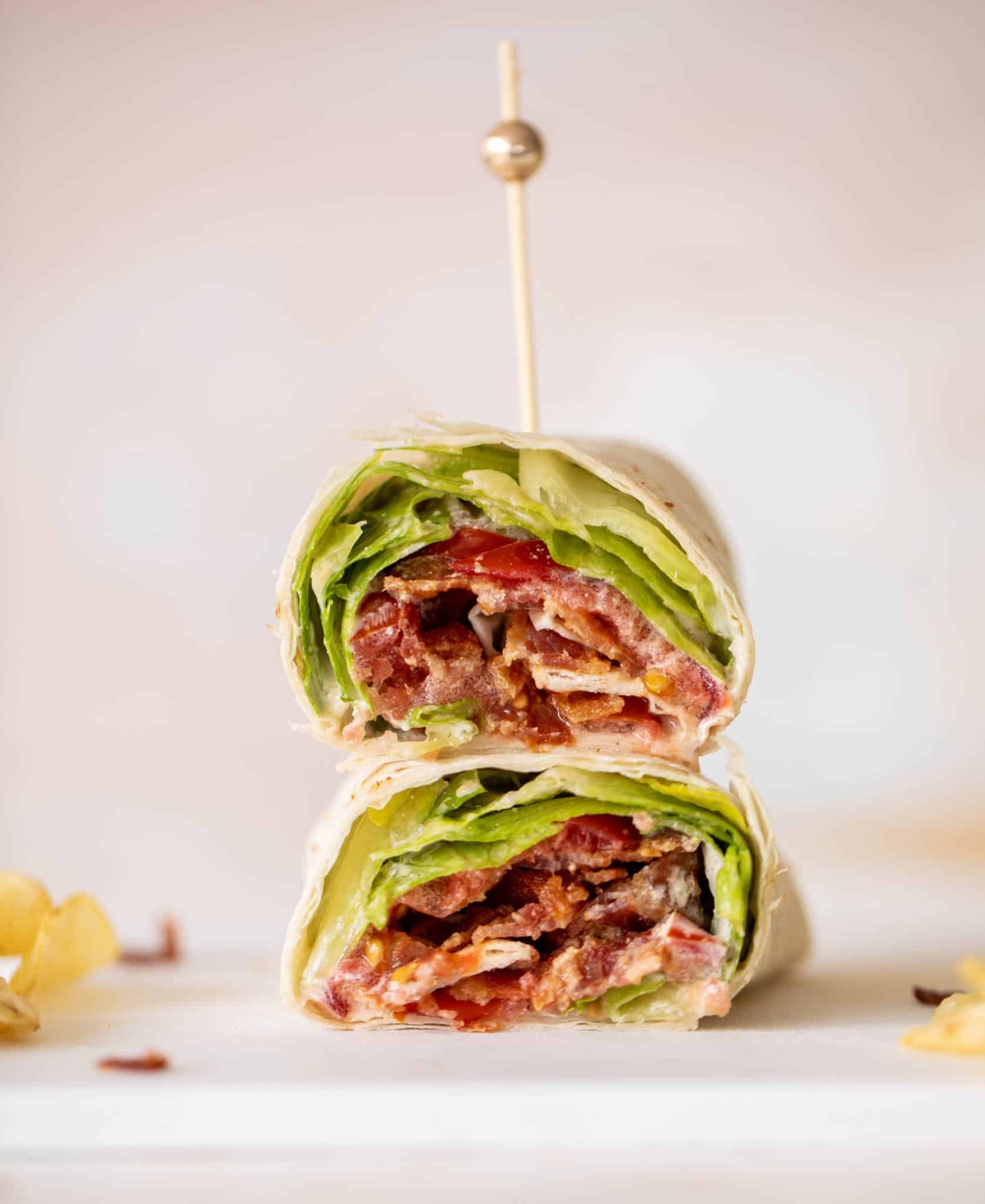 BLT Wraps with Jalapeño Ranch