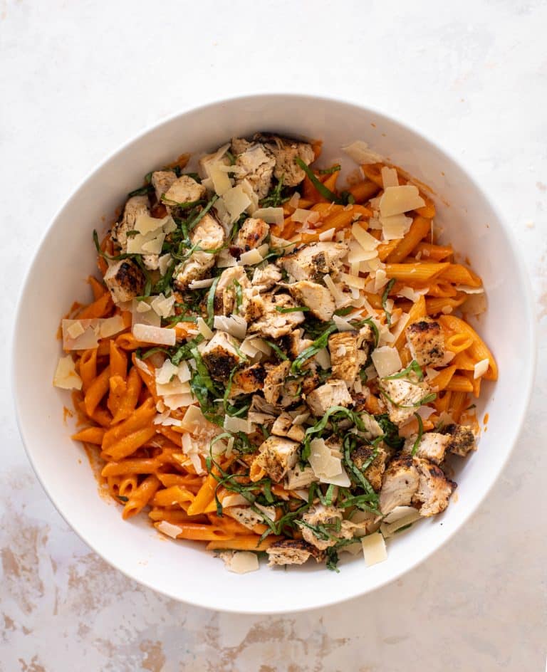 Grilled Chicken Vodka Pasta