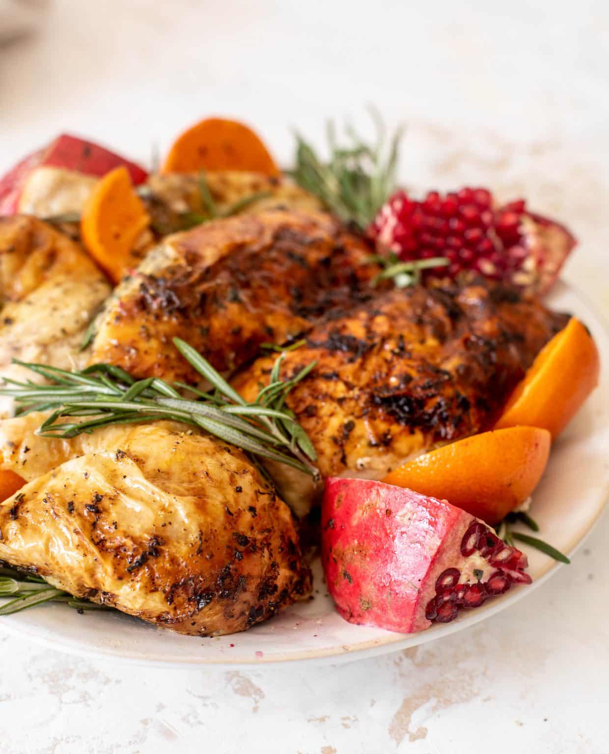 Christmas Chicken - Whole Roasted Christmas Chicken