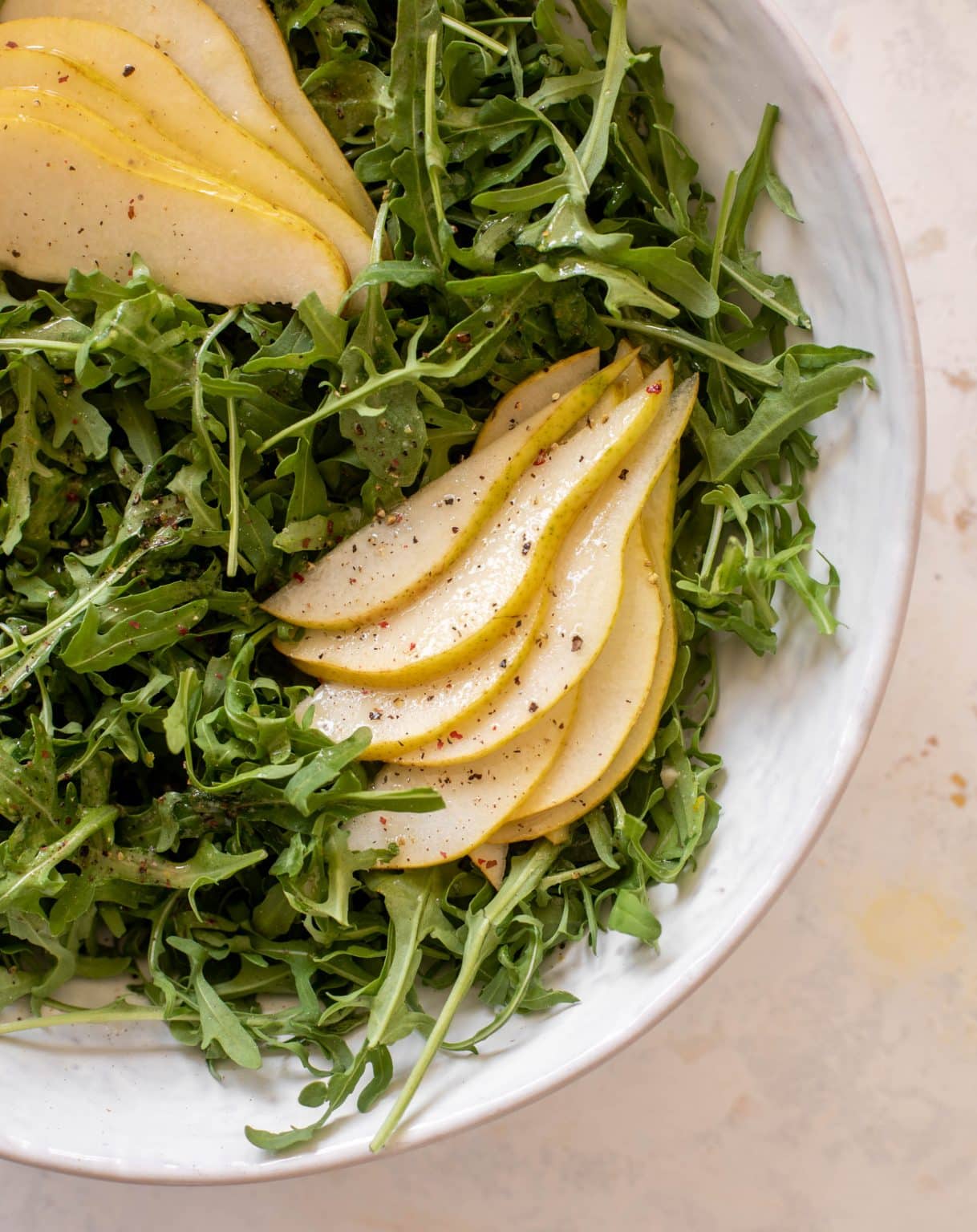 Winter Pear Salad with Spiced Orange Vinaigrette