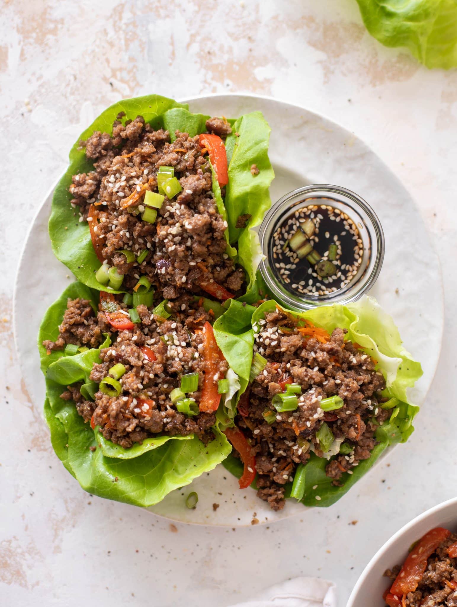Beef Lettuce Wraps - Honey Ginger Beef Lettuce Wraps