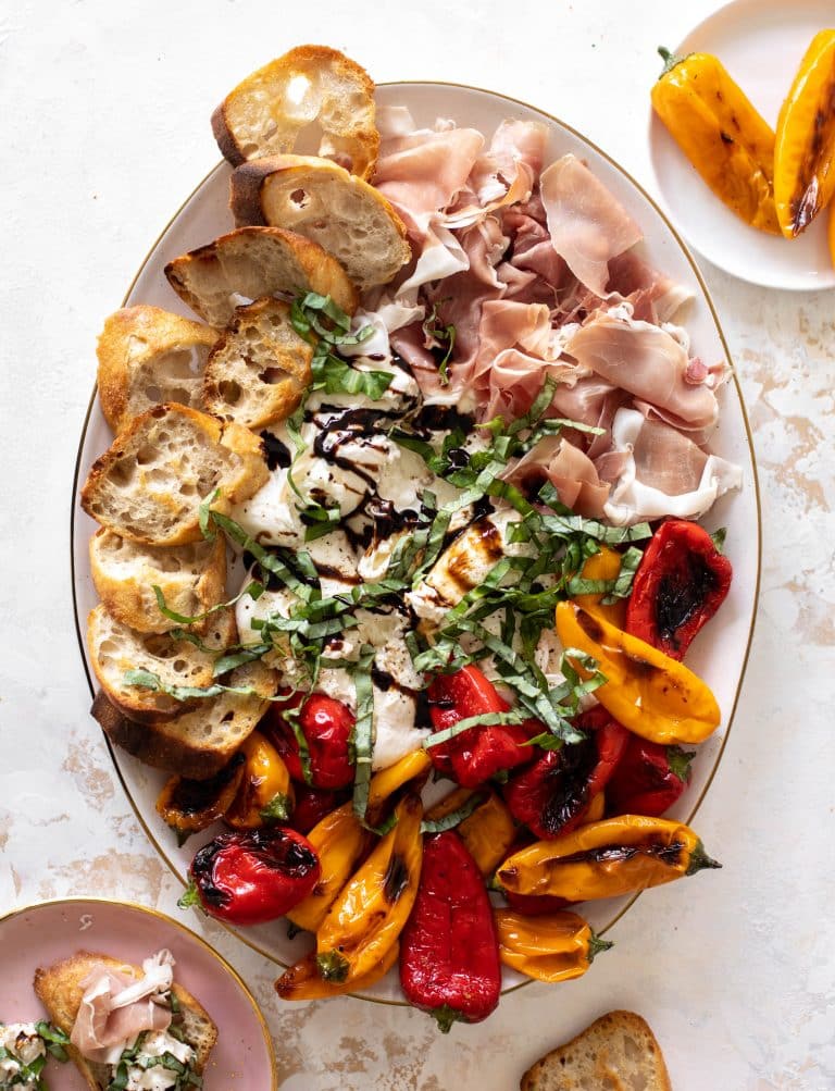 Peppers Prosciutto Snack Plate